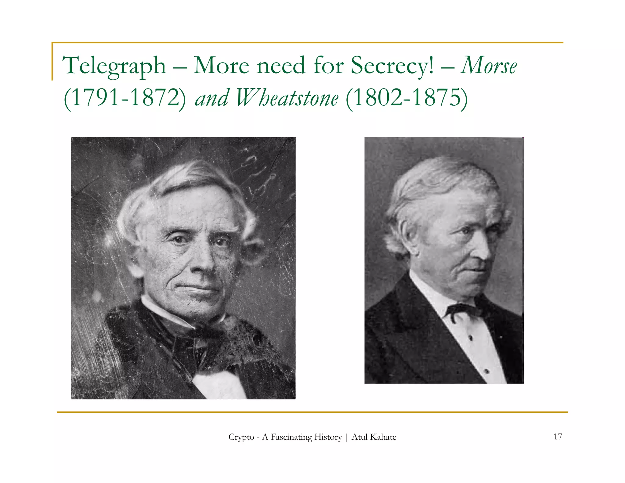 Crypto - A Fascinating History by Atul Kahate | PDF