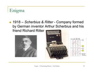 Crypto - A Fascinating History by Atul Kahate | PDF