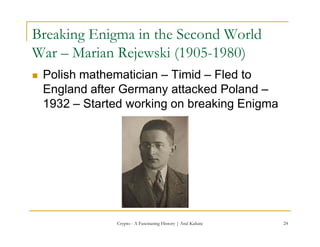 Crypto - A Fascinating History by Atul Kahate | PDF