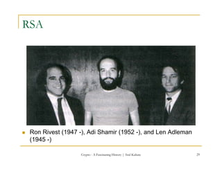 Crypto - A Fascinating History by Atul Kahate | PDF