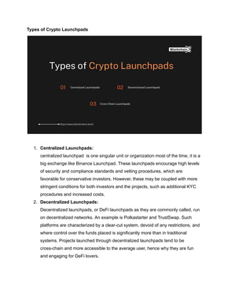 Crypto Launchpad Development_ A Complete Guide by BlockchainX.pdf