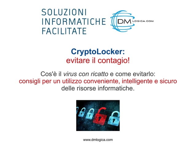 CryptoLocker: evitare il contagio | PPT