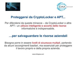 CryptoLocker: evitare il contagio | PPT