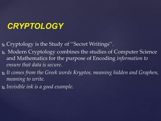 CRYPTOLOGY | PPT