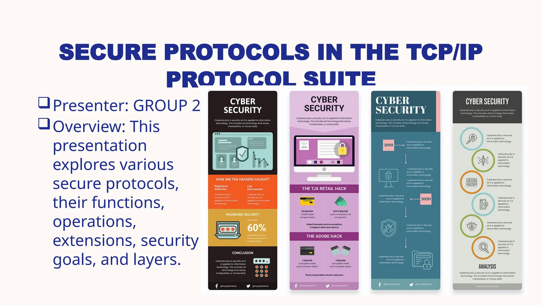 Secure Protocols in the TCP/IP Protocols | PPTX