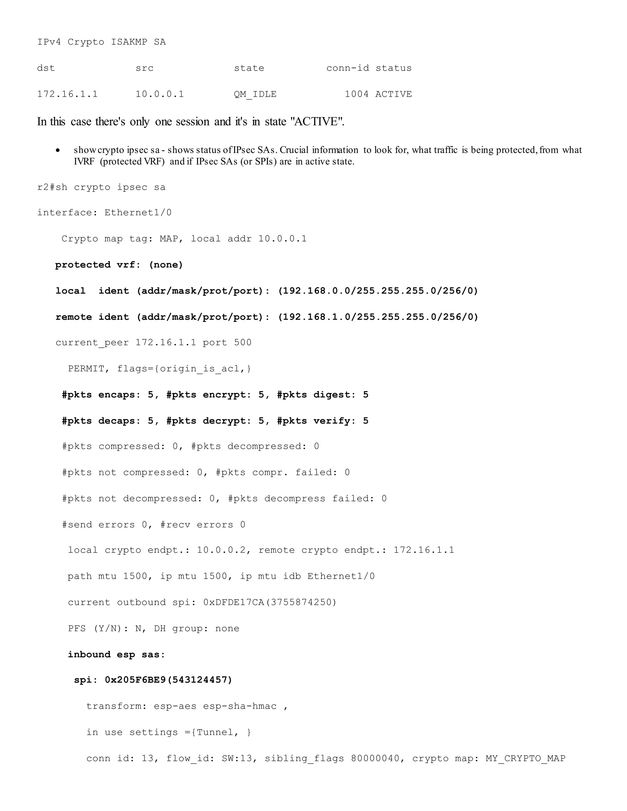 Crypto map based IPsec VPN fundamentals - negotiation and configuration ...