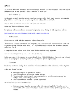 Crypto map based IPsec VPN fundamentals - negotiation and configuration ...