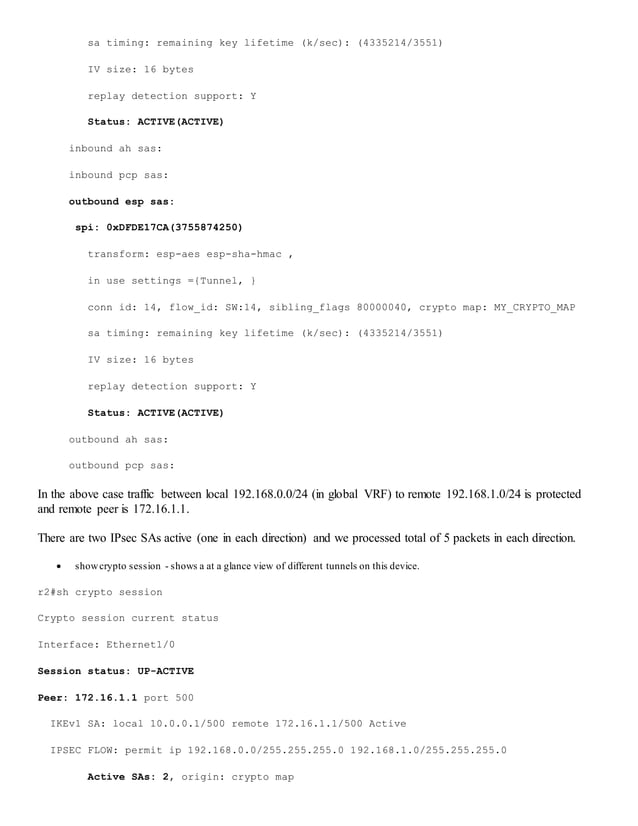 Crypto Map Based Ipsec Vpn Fundamentals Negotiation And Configuration Pdf
