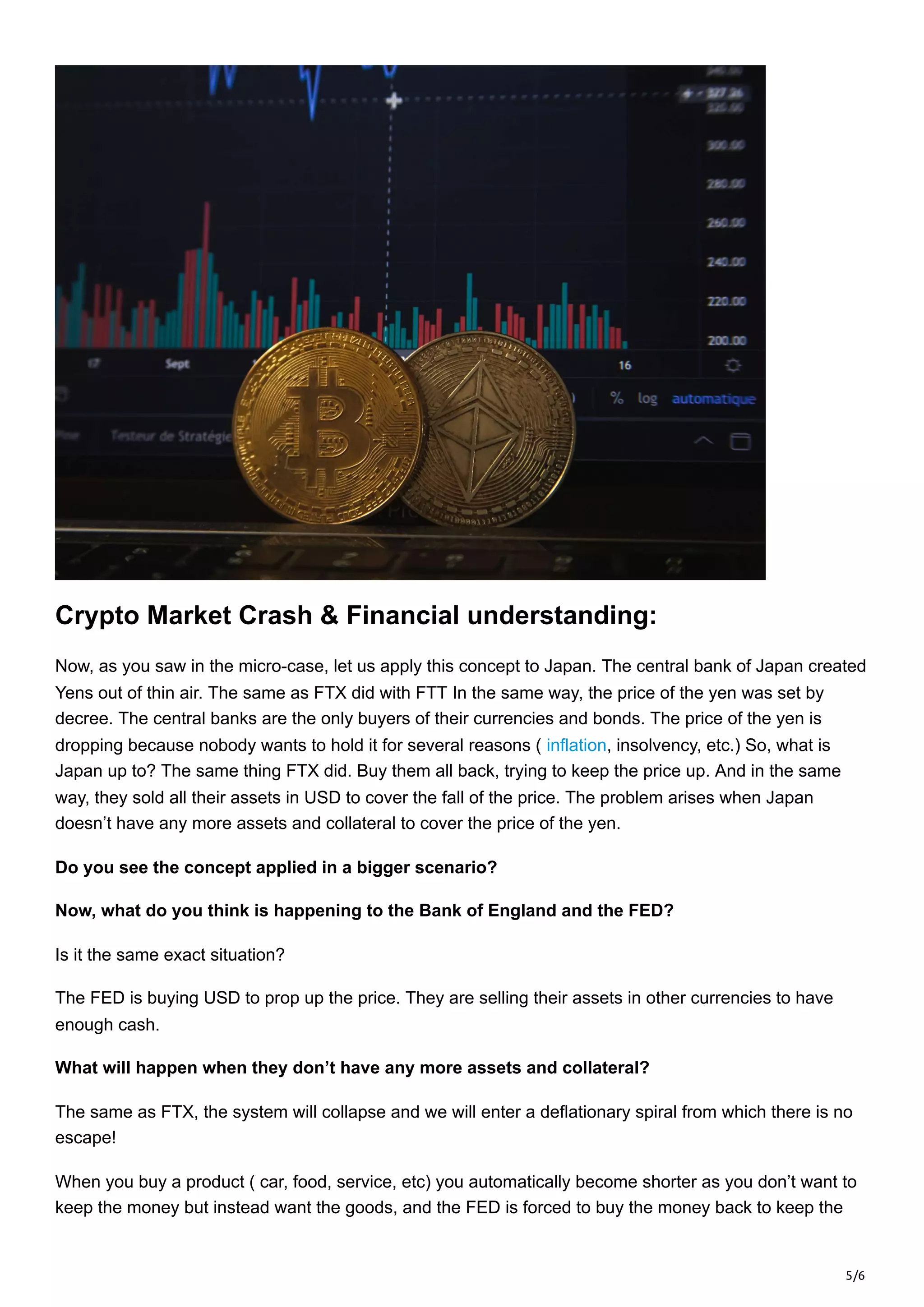 Crypto Market Crash What happened with FTX | PDF