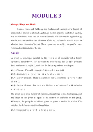 Classical Encryption Techniques: Symmetric cipher model, Substitution ...