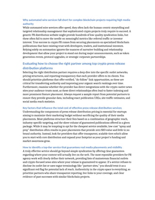 Best Crypto Press Release Distribution Services in 2026: Coverage, SEO ...