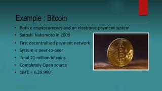 Cryptocurrency and Bitcoin | PPT