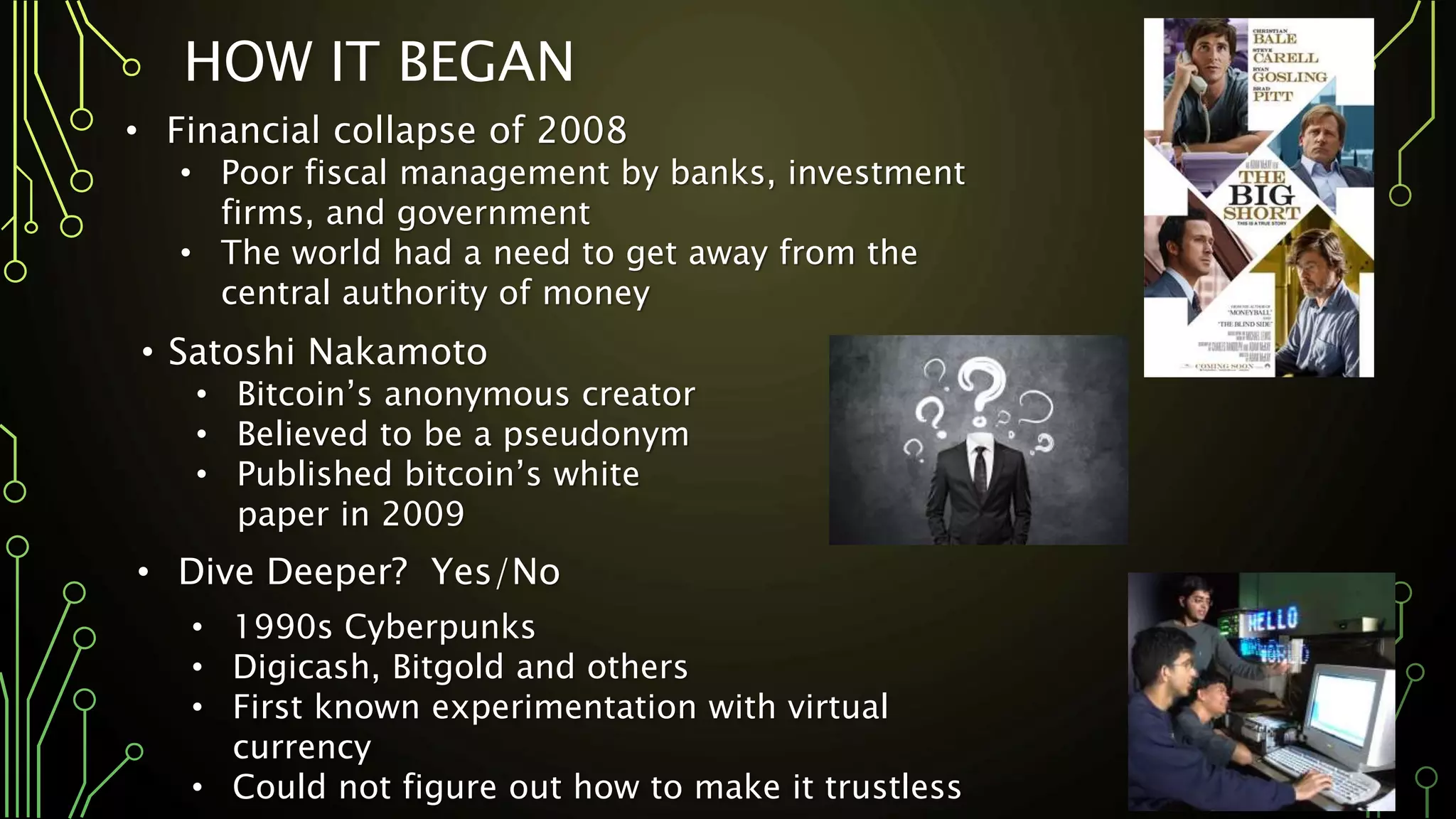 Bitcoin, Cryptocurrency, & Blockchain Presentation | PPTX