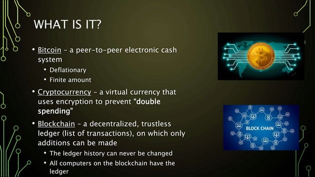 Bitcoin, Cryptocurrency, & Blockchain Presentation | PPTX | Currencies | Economy