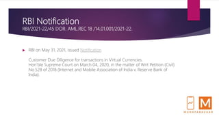 Cryptocurrency and RBI | PPTX