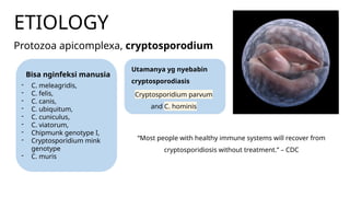 Cryptosporodiasis, Schistosoma, Leprosy.pptx