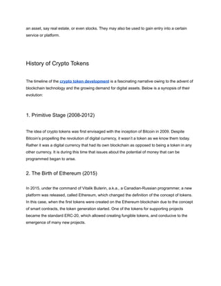 Crypto token and its Key Features - Detail Guide.pdf