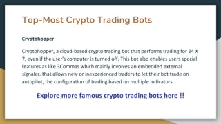 Crypto trading bot | PPTX