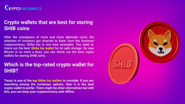 Crypto wallets that are best for storing SHIB coins.pdf