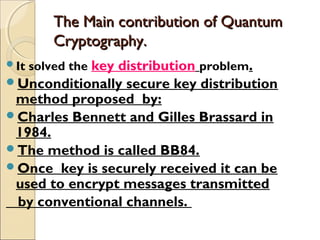 quantum cryptography | PPT