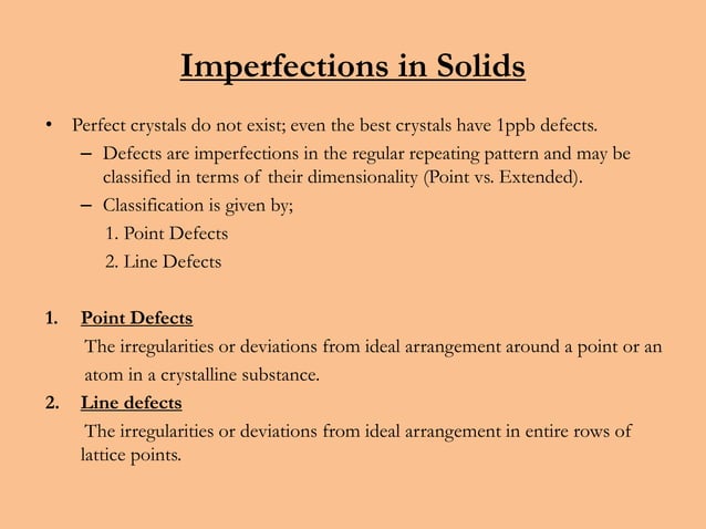 crystal-defects | PPT