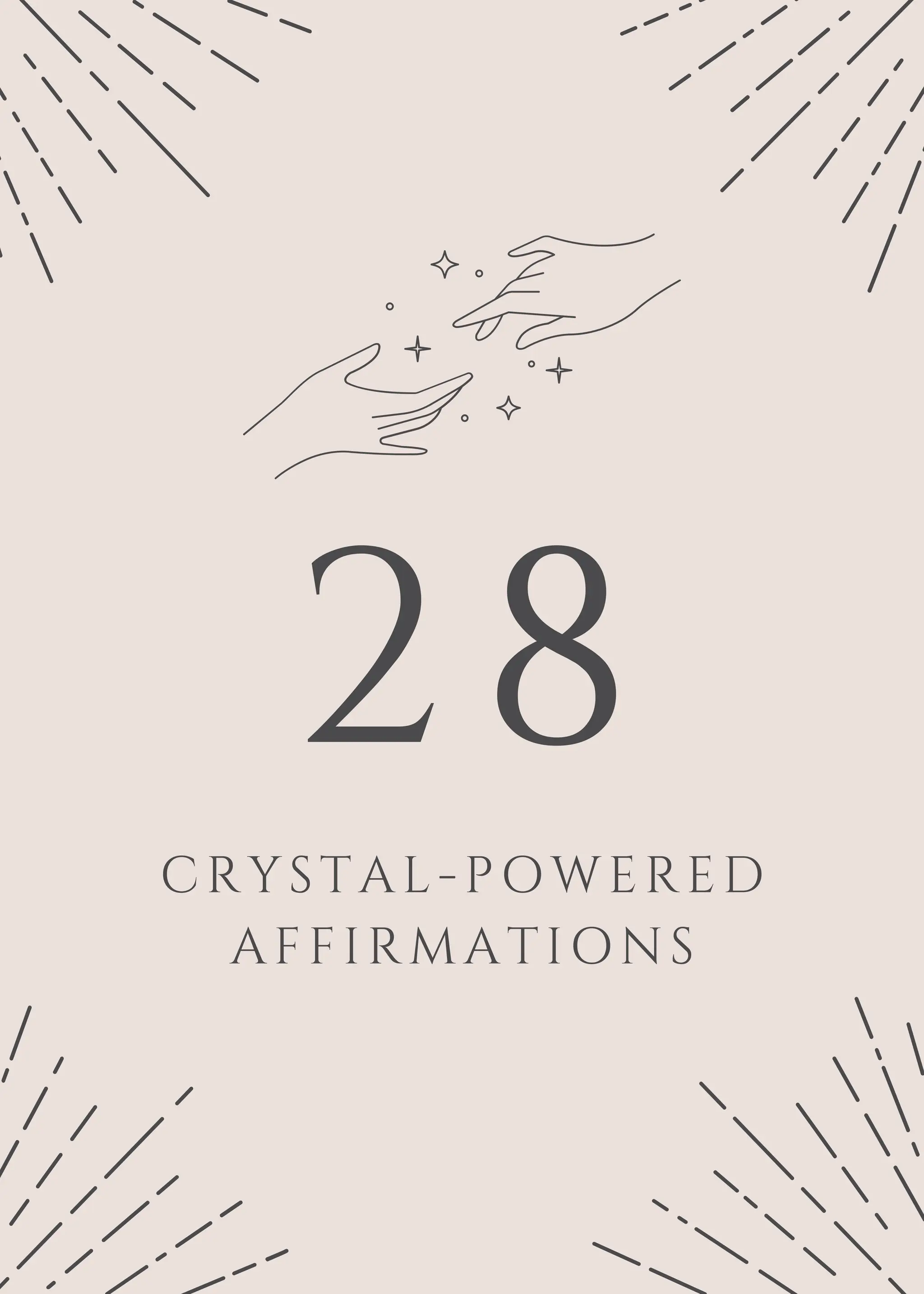 Crystal-Powered Affirmation Cards for Powerful Shifts in Your Mindset | PDF