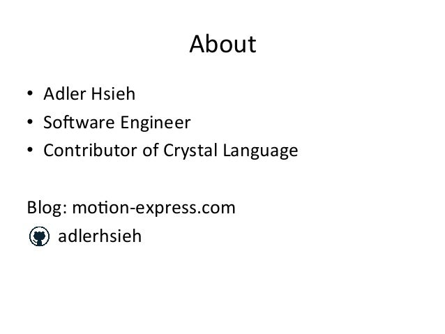 Intro To Crystal Programming Language