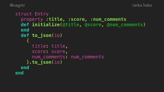 Crystal - Statically Typed Ruby | PPT