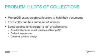 Scaling MongoDB to a Million Collections | PPT