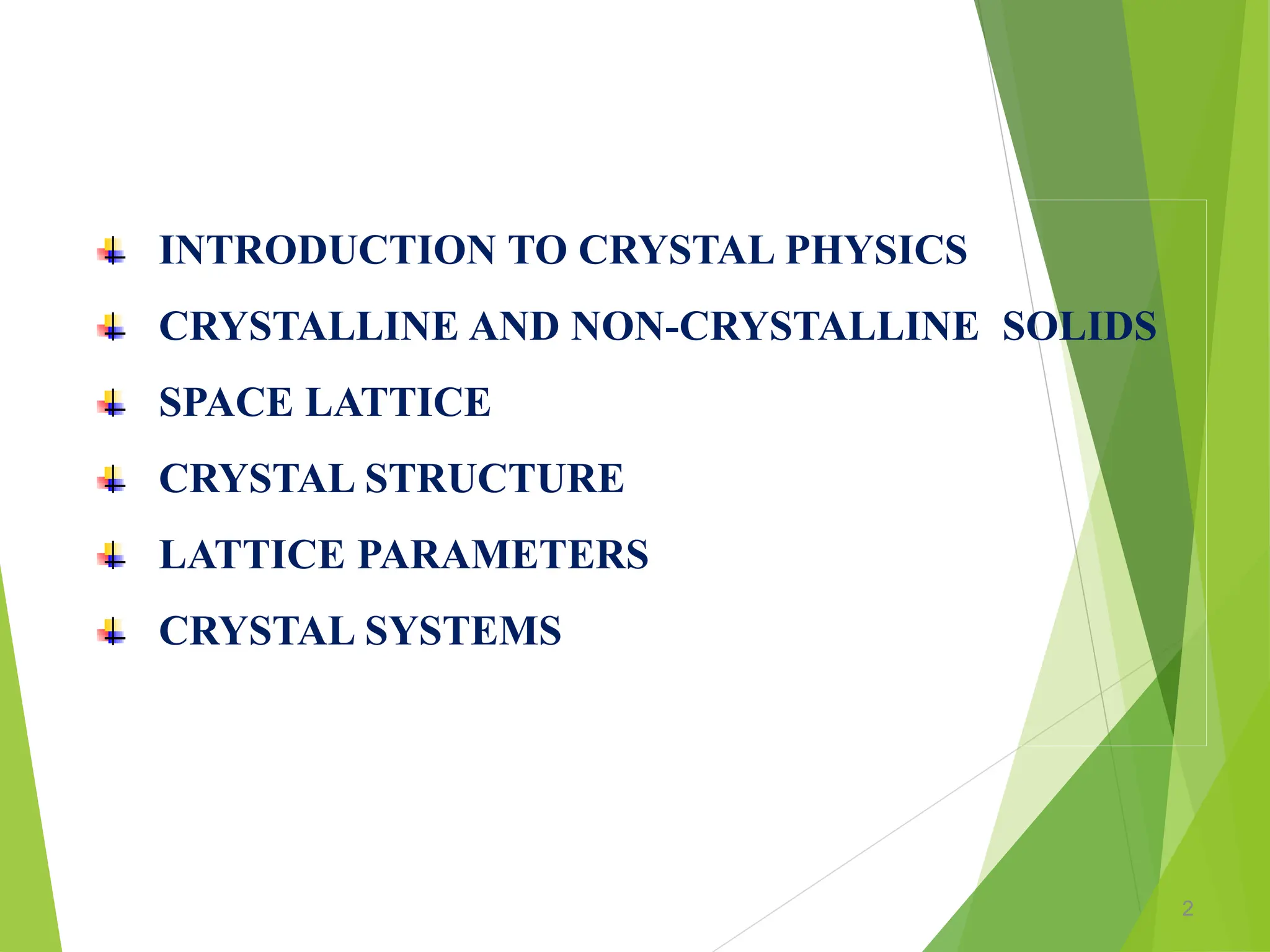 Crystal and types Of Particle Packing.ppt