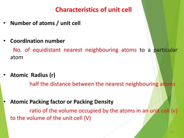 Crystal and types Of Particle Packing.ppt | Chemistry | Science
