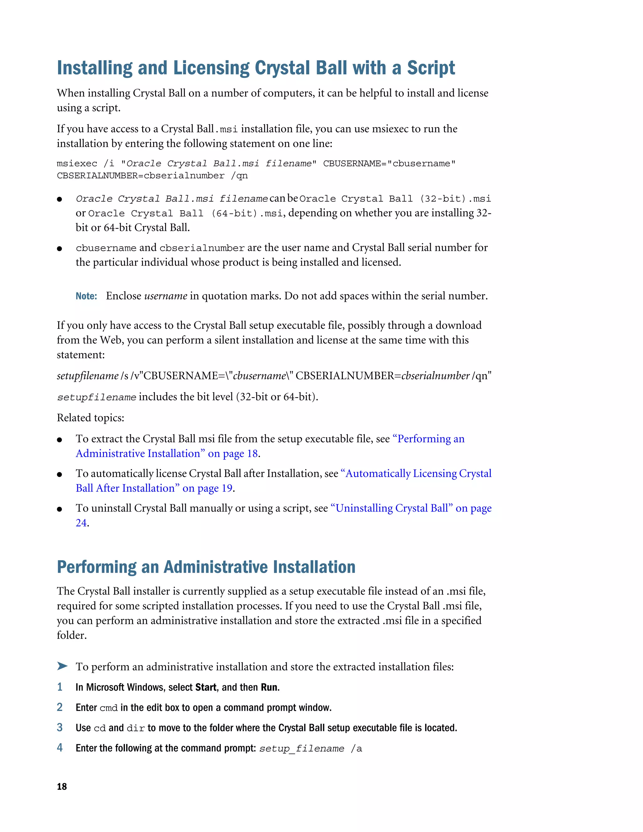 Crystal ball installation guide | PDF