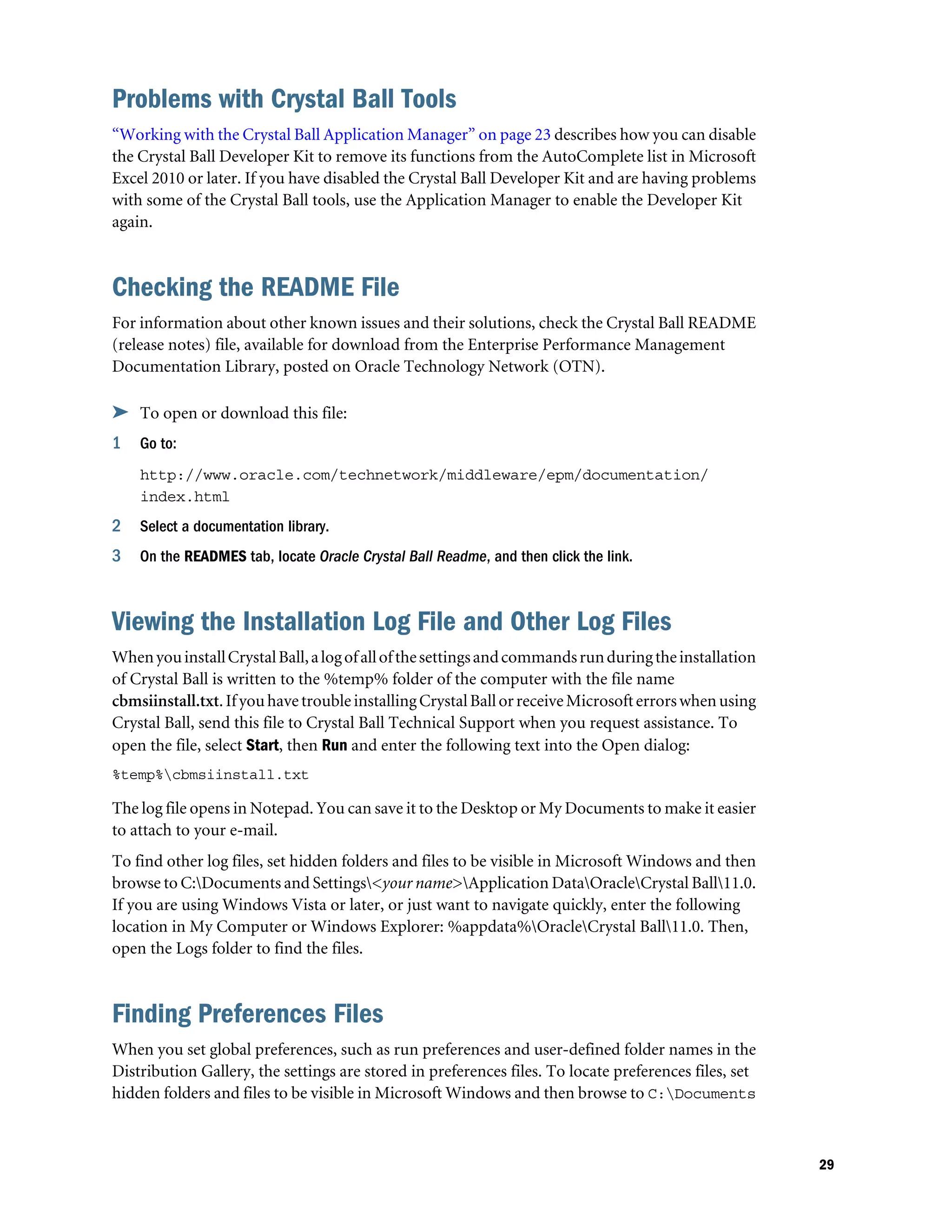 Crystal ball installation guide | PDF