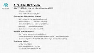 Crystal Skye BBJ 777-200LR for Charter | PDF
