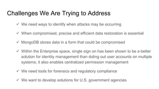 Securing Your Enterprise Web Apps with MongoDB Enterprise | PPT