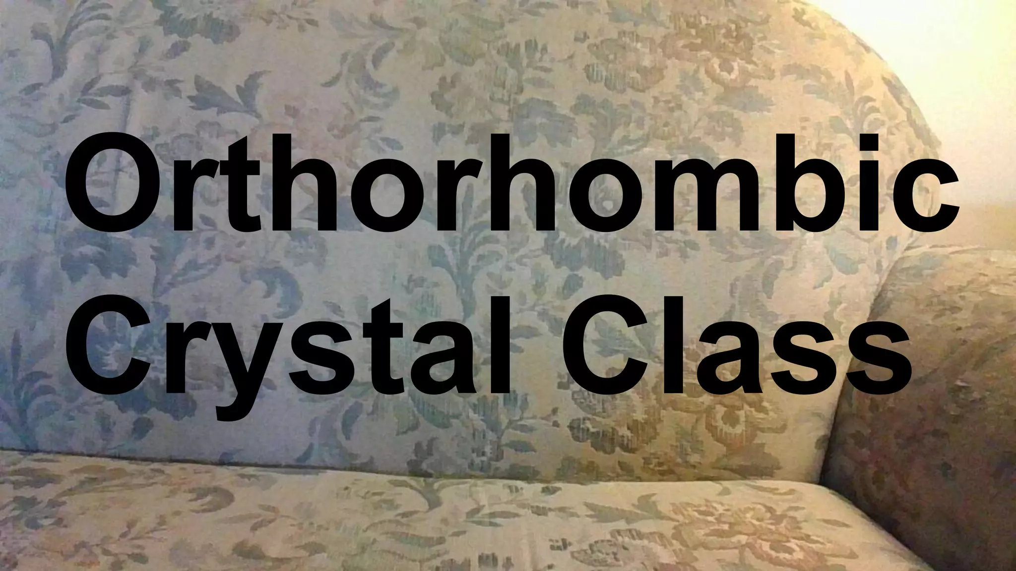 Crystal Classes 32 Cardboard Models | PPTX