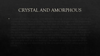 MATERIAL CRYSTAL DAN AMORF LECTURE .pptx