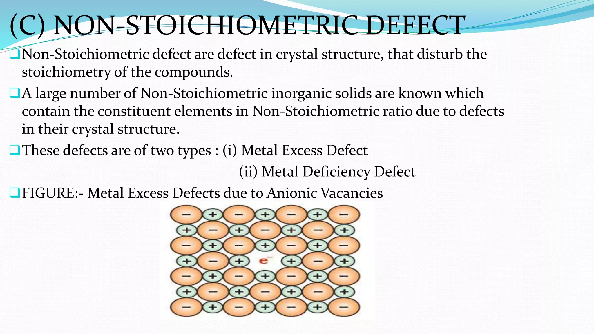 Crystal defect and significance | PPTX