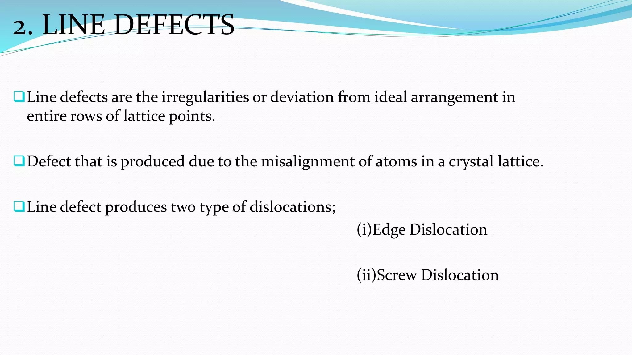 Crystal defect and significance | PPTX