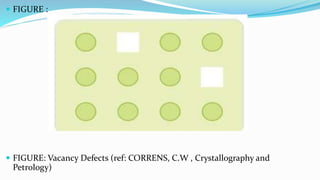 Crystal defect and significance | PPTX