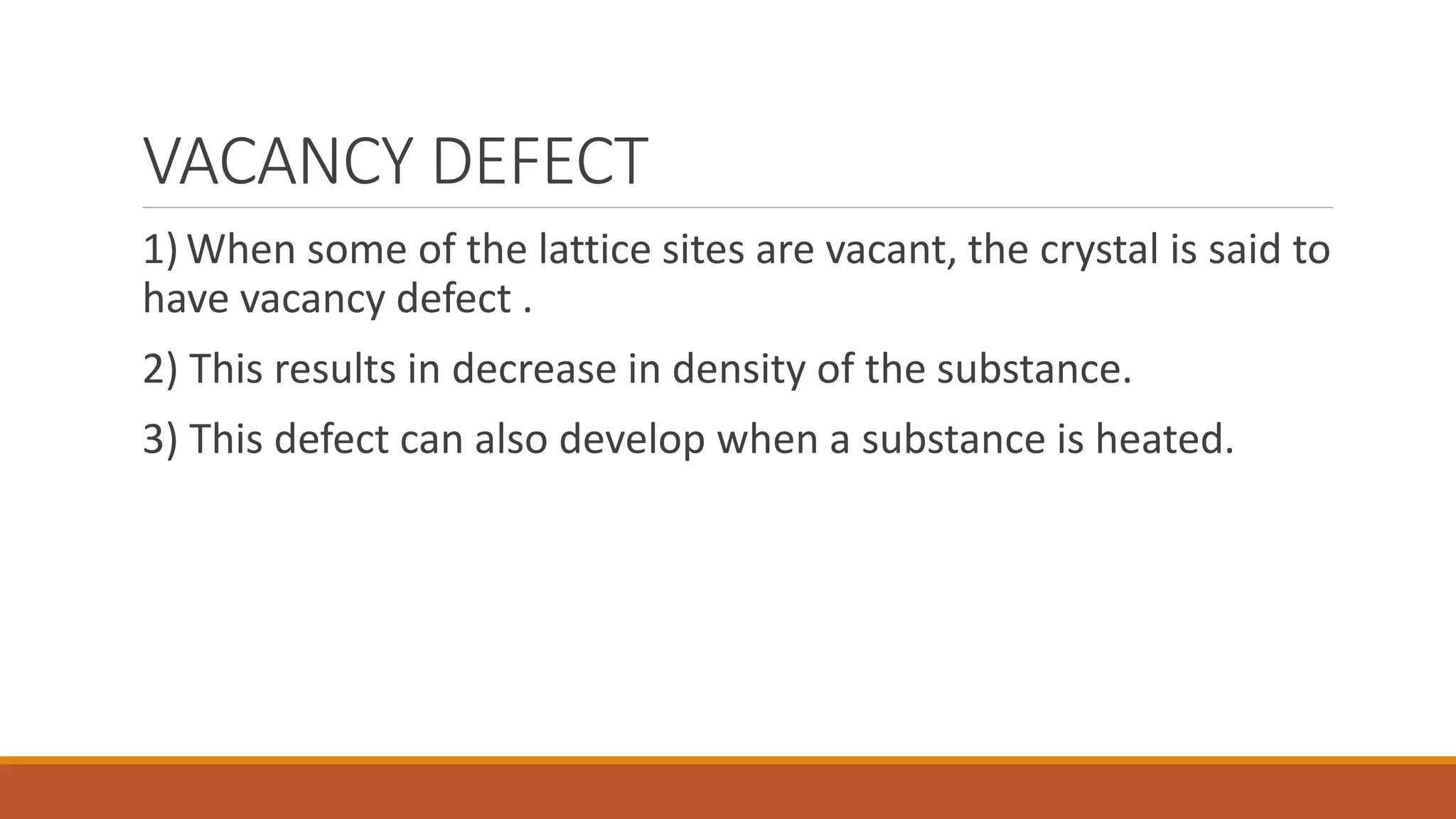 Crystal defects | PPTX