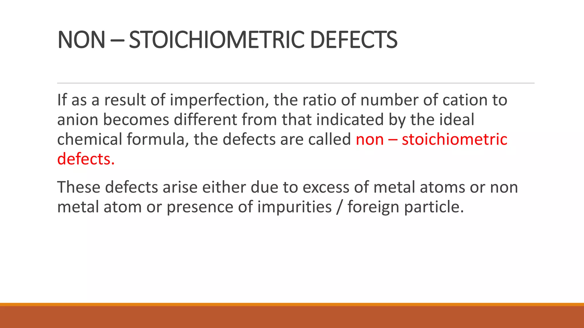 Crystal defects | PPTX