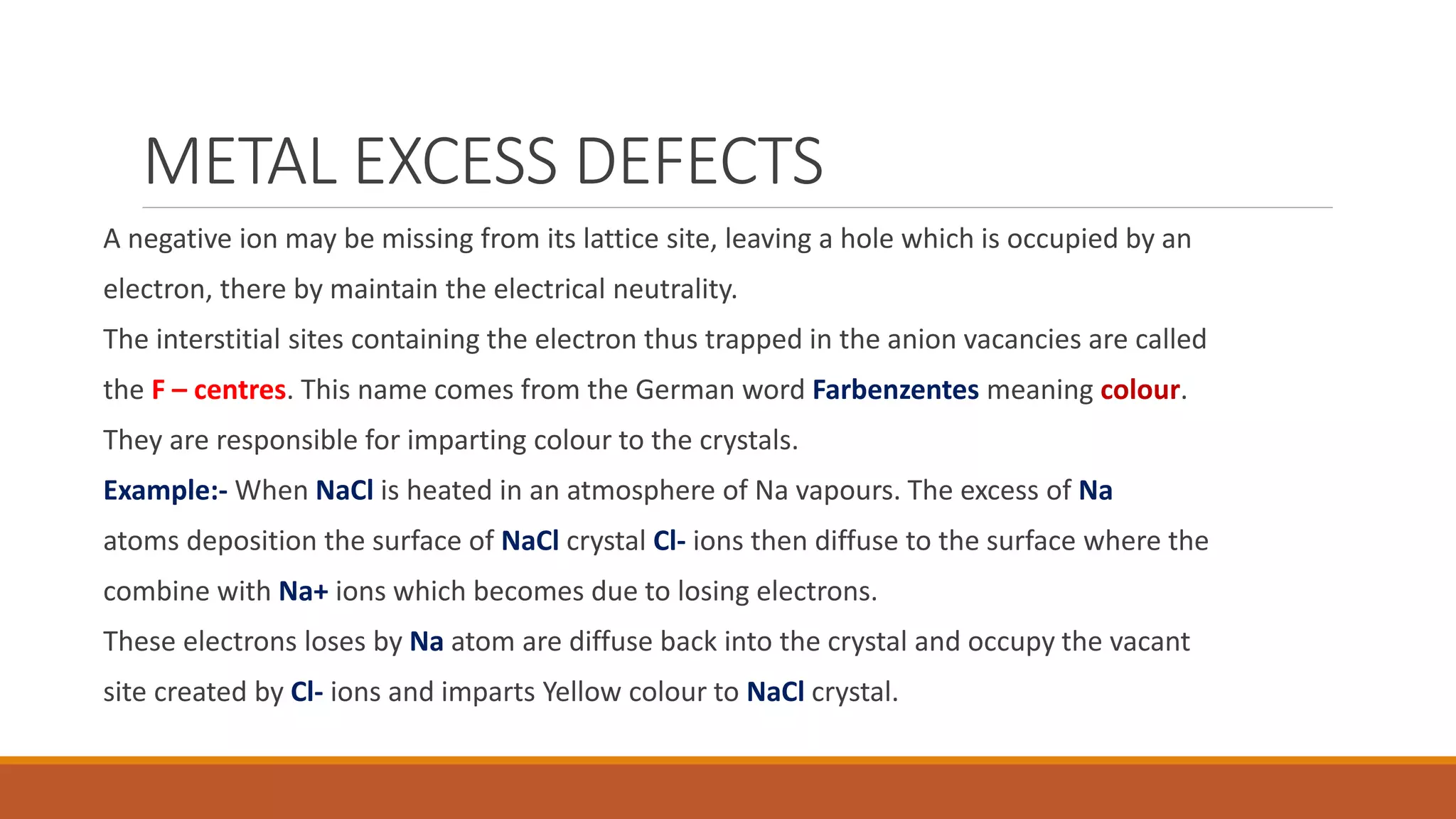 Crystal defects | PPTX