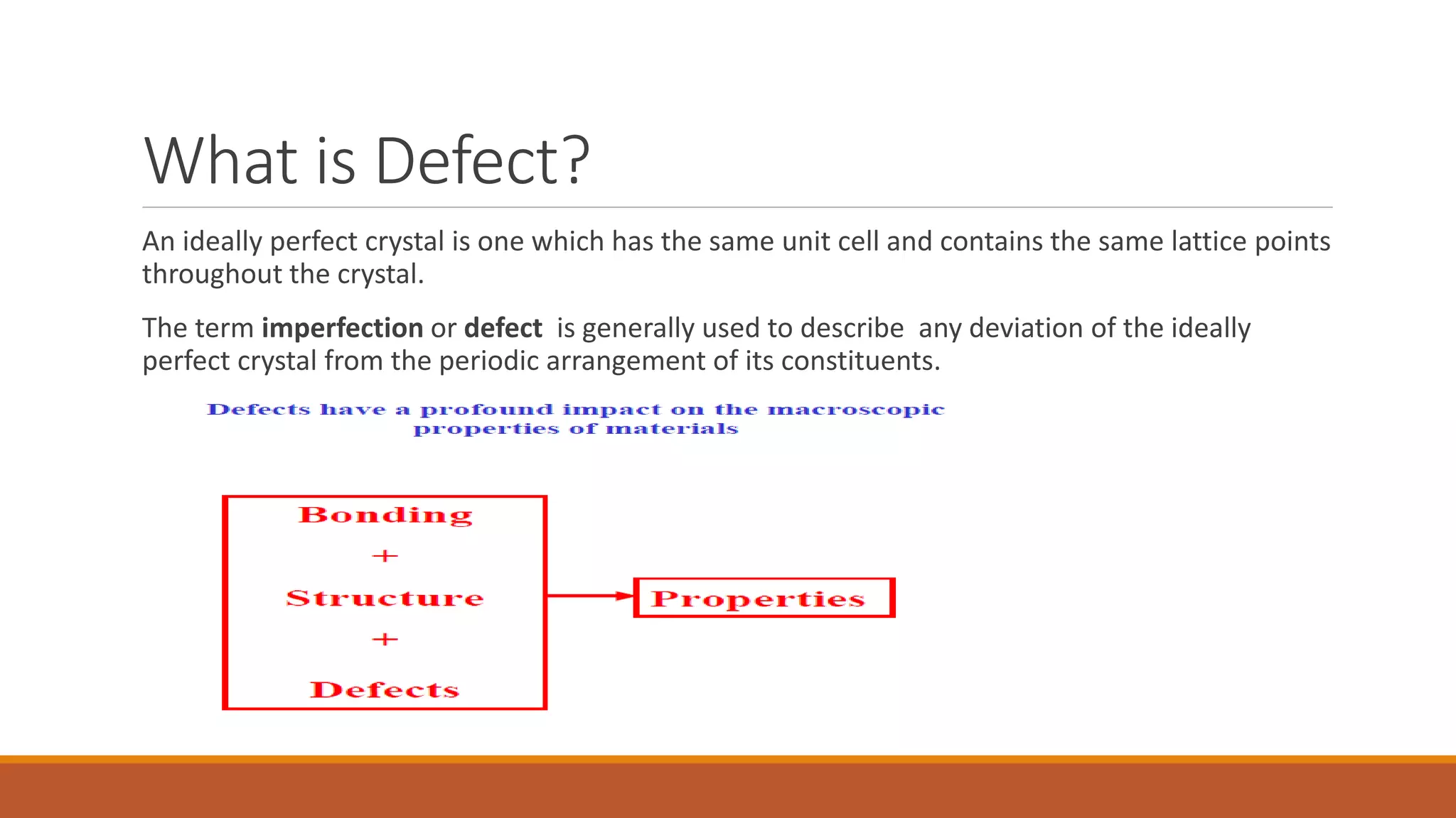 Crystal defects | PPTX