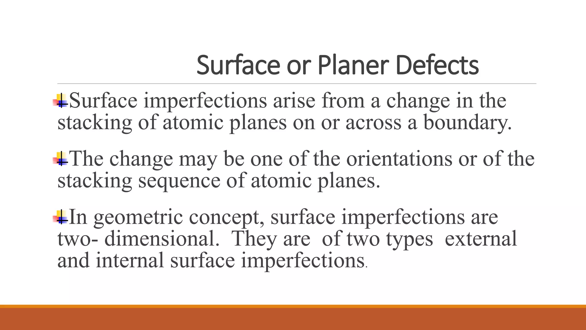 Crystal defects | PPTX