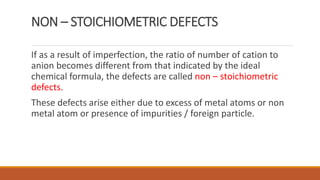 Crystal defects | PPTX
