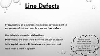 Crystal defects | PDF | Chemistry | Science
