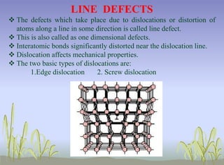 Crystal defects | PPTX