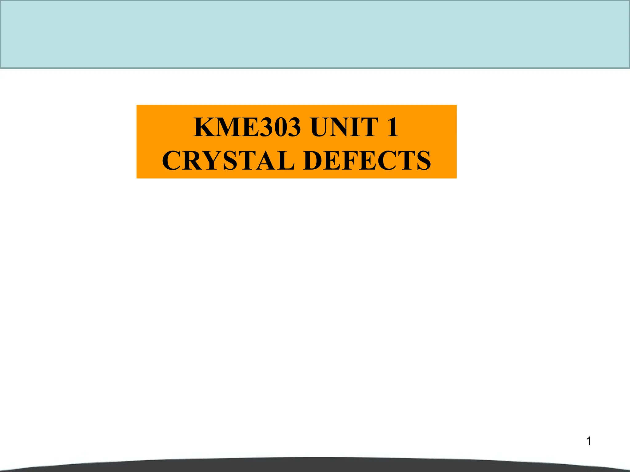 types of crystal defects, dislocations and descriptions | PPT
