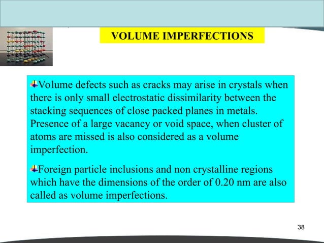 types of crystal defects, dislocations and descriptions | PPT